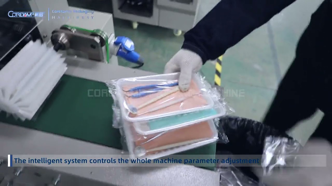 VT-160，Upper-paper rotary pillow packaging machine - YouTube