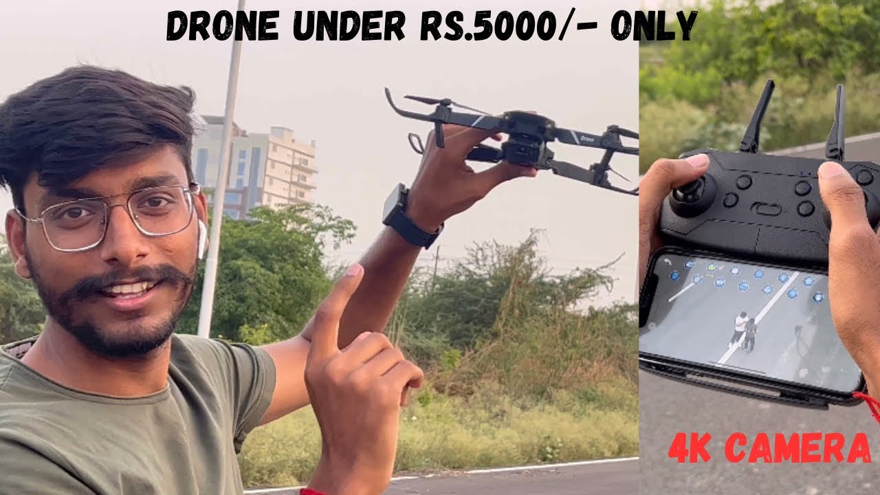 Epic Drone Footage on a Budget: Best Drones under Rs.5000 | Dual camera Drone Unboxing and ...
