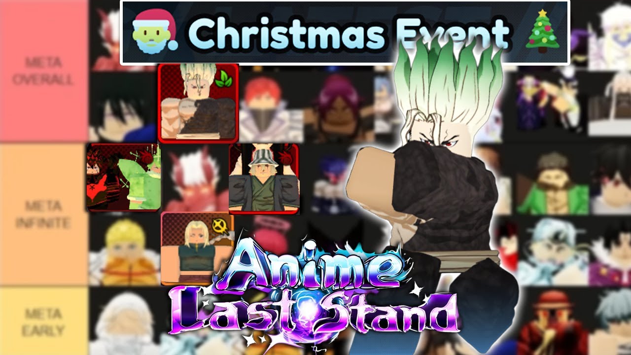 Anime Last Stand CHRISTMAS UNITS TIER LIST (Best Units & Meta Units ...