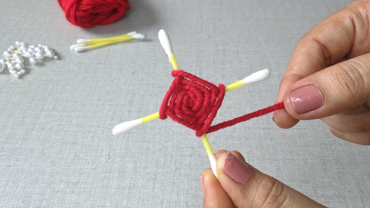 New Amazing Hand making Flower design idea.Easy Hand making Latkan ...