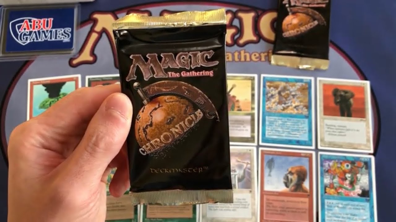 MTG Chronicles Booster Pack Opening! - YouTube