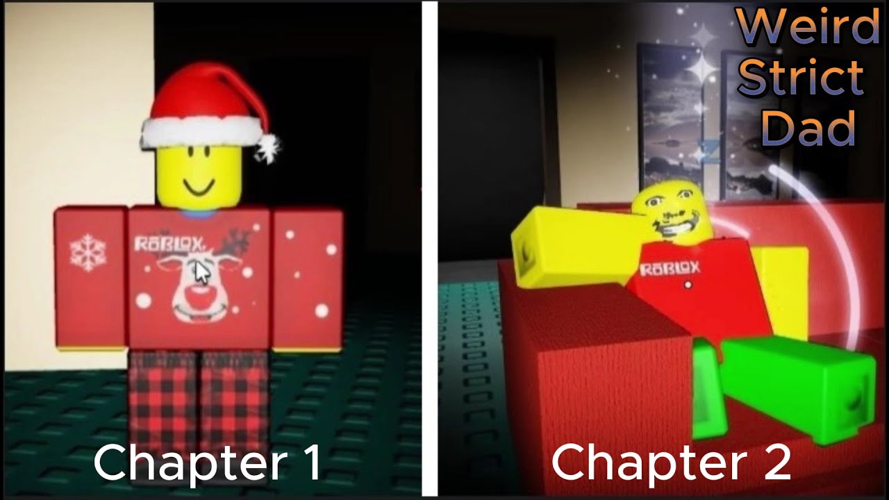 Weird Strict Dad - Chapter 1-2 (Full Walkthrough) - ROBLOX - YouTube