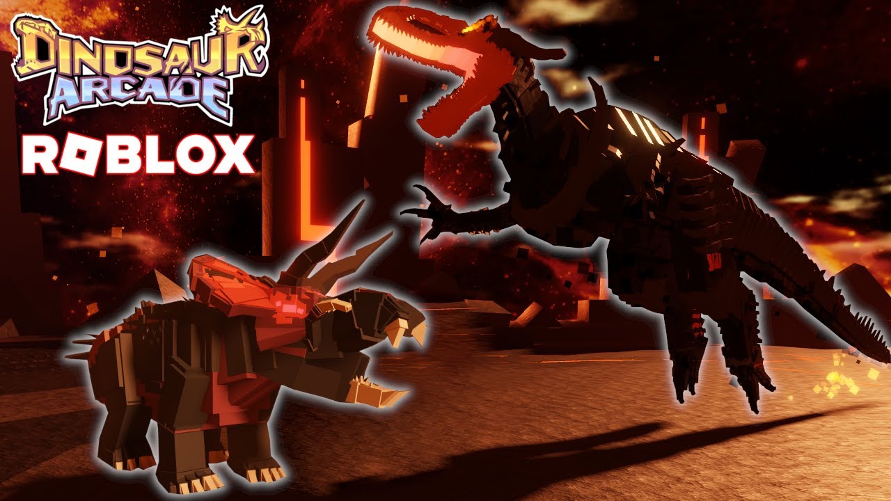 Headlessaurus Boss Fight! (Halloween Update) | ROBLOX Dinosaur Arcade ...