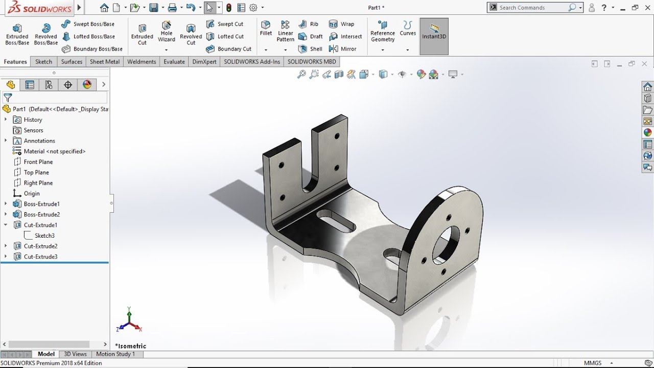 Solidworks Exercise 30 [Tutorial For Beginner] - YouTube