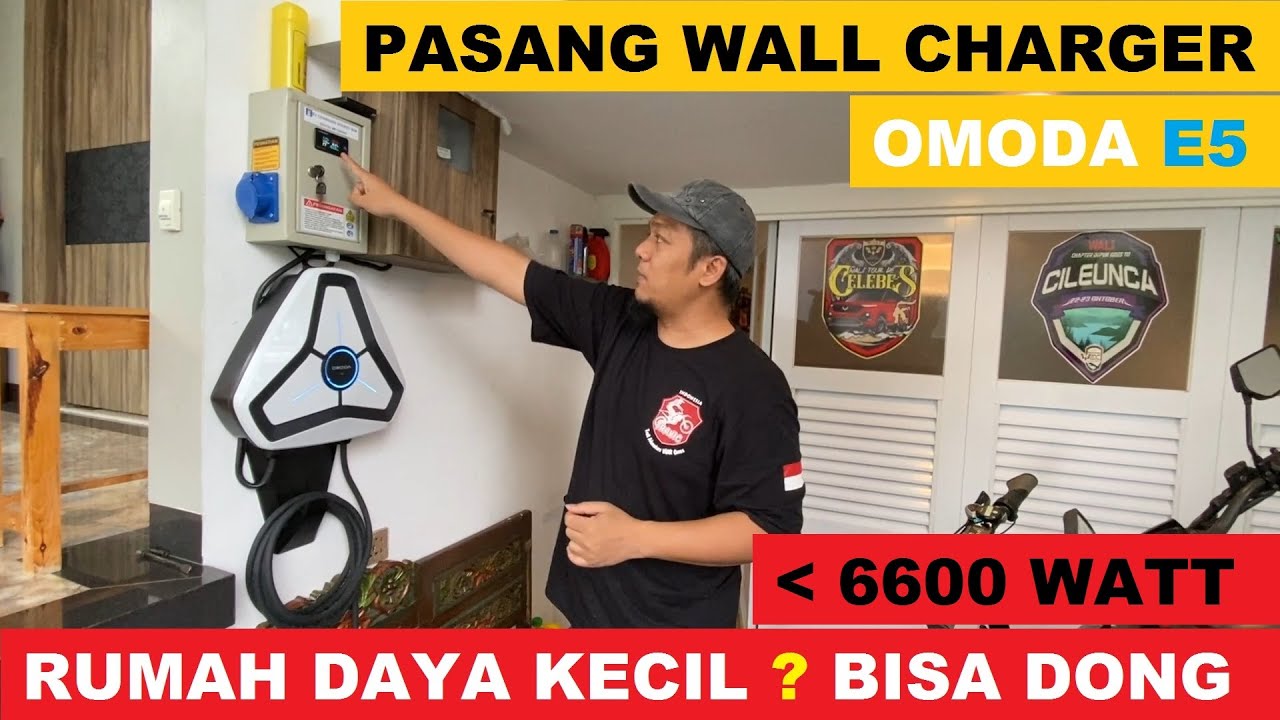 Pasang Wall Charging OMODA E5 sendiri , Buat rumah Daya kecil...bisa!! - YouTube