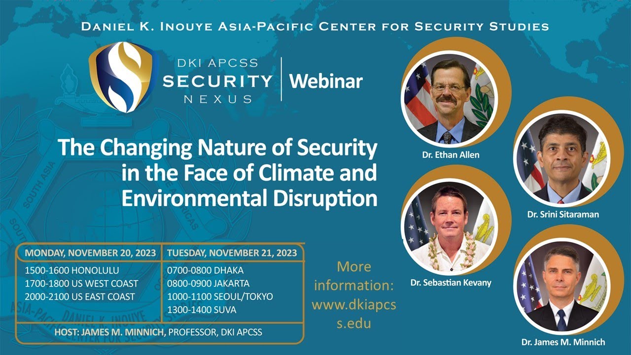 Security Nexus: Climate webinar - audio only - YouTube
