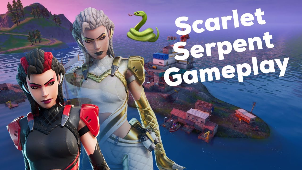 Scarlet Serpent Skin Gameplay - Fortnite Battle Royale - YouTube