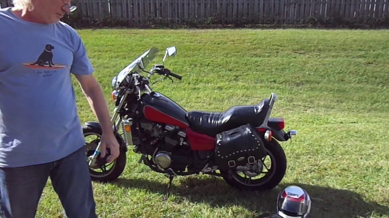 1983 Honda V45 Magna 750CC Customized - YouTube
