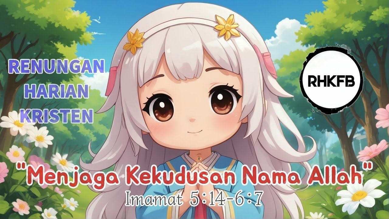 Renungan harian kristen "MENJAGA KEKUDUSAN NAMA ALLAH" | IMAMAT 5:14-6: ...