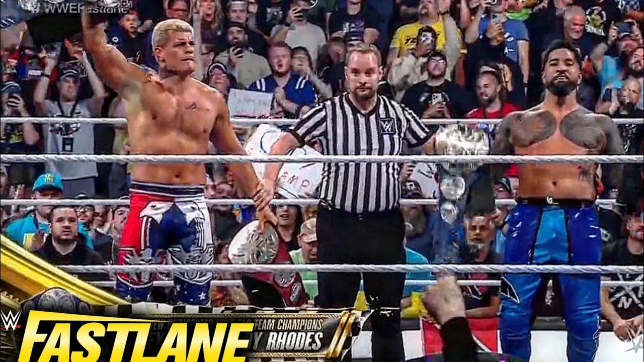 WWE Oct. 07, 2023 - Cody Rhodes And Jey Uso vs. The Judgement Day - Tag ...