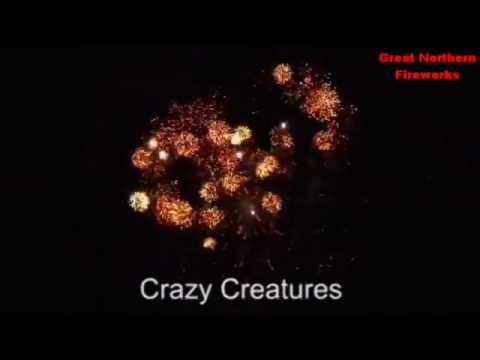 Crazy Creatures Firework - YouTube