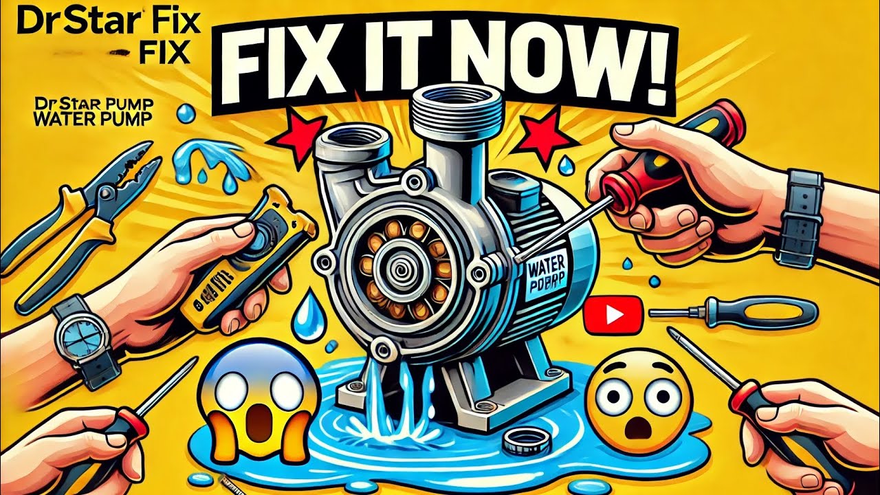 "Water Pump Not Working? Easy Fix in Minutes! | DrStar Fix" - YouTube