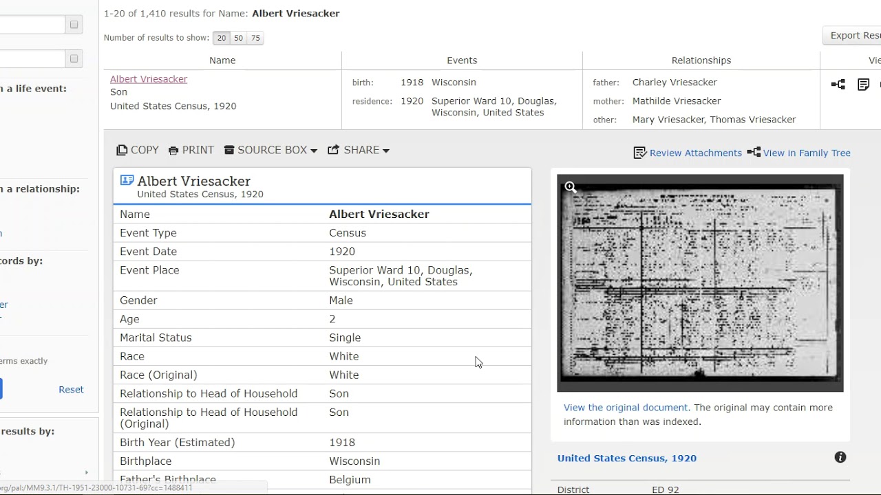 How to Search Records in Family Search - YouTube