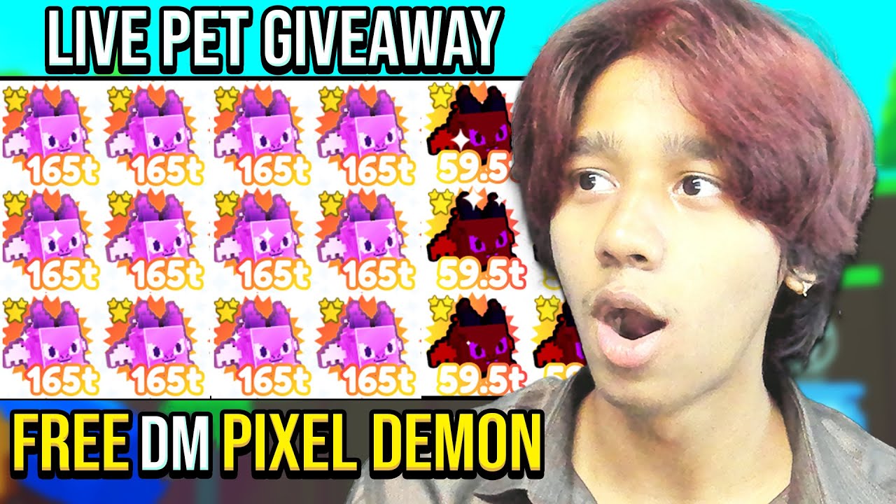 LIVE PET SIM X FREE RB PIXEL DEMON PET GIVEAWAY FREE Gems Giveaway live-pet-sim-x-free-rb-pixel-demon-pet-giveaway-free-gems-giveaway