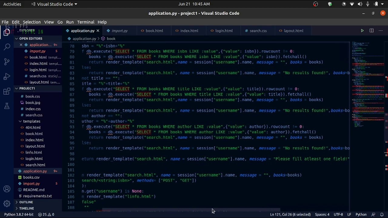 Cs50w Project 1 Web Development With Flask Postgresql Html And Css