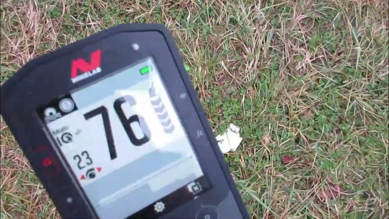 Minelab Manticore checking deeper dime adjusting ferrous limits - YouTube