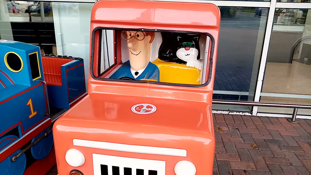 RG Mitchell Postman Pat kiddie Ride Now Gone - YouTube