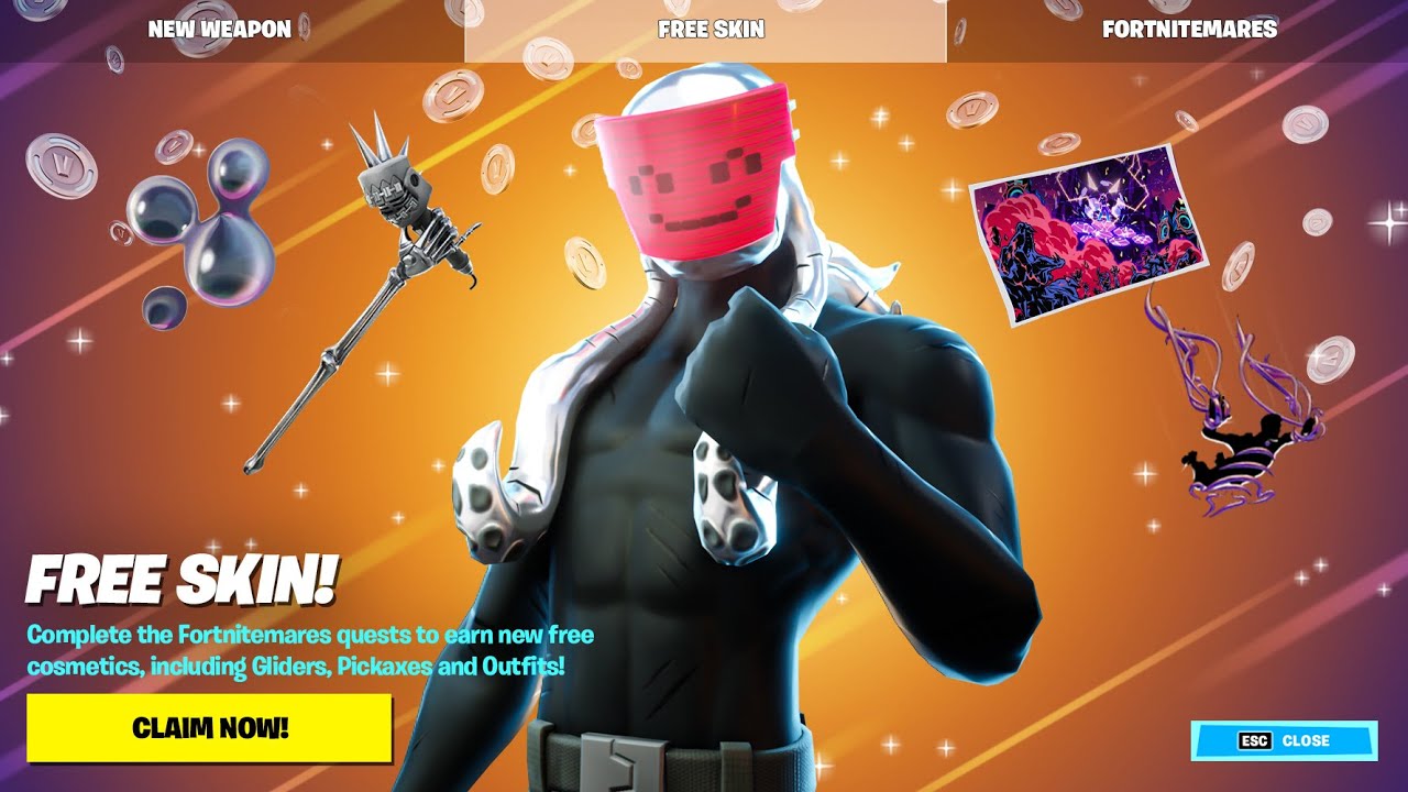 Free Skin Now In Fortnite Youtube