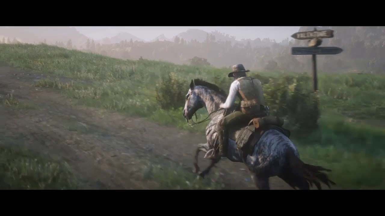 Red Dead Redemption 2 Scenic Cinematic Ride - YouTube
