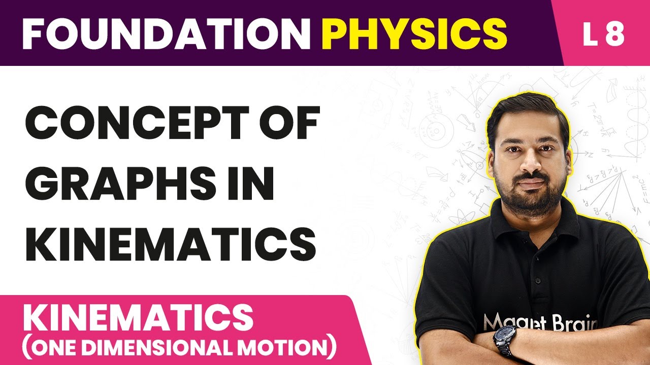 Concept of Graphs | Kinematics (One Dimensional Motion) - L8 | JEE/NEET Foundation Physics - YouTube