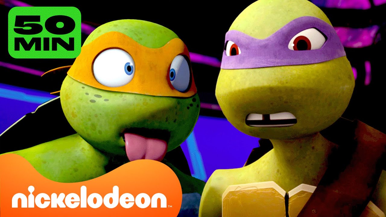 TMNT: Teenage Mutant Ninja Turtles | 50 MENIT Momen-Momen TERBAIK Mikey ...