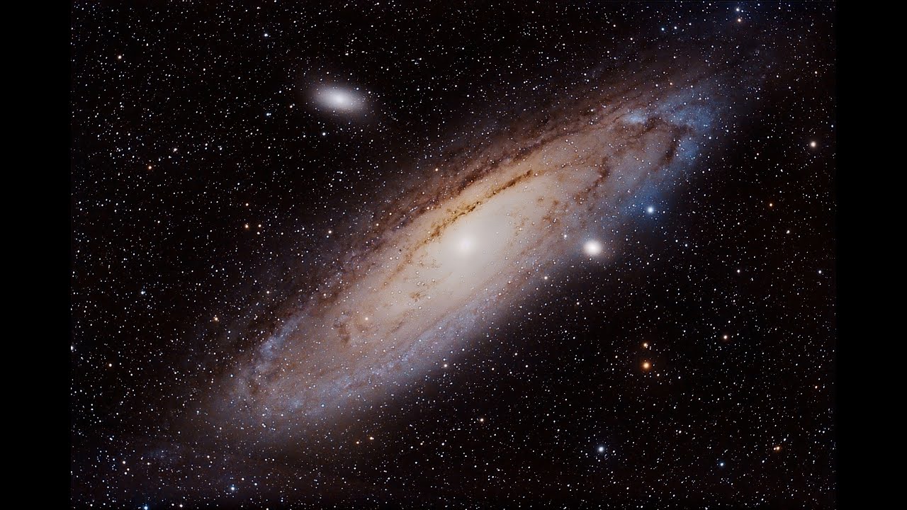 1 Hour Deep Sleep Meditation with Spinning Galaxy Background | Relaxing ...