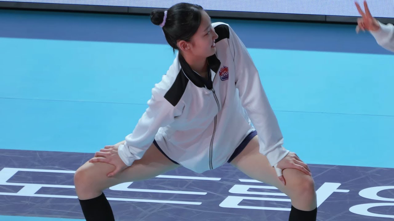 김세빈 선수 240112 직캠2 스트레칭 여자배구 도로공사 (Kim Sebin Player 240112fancam2 ...