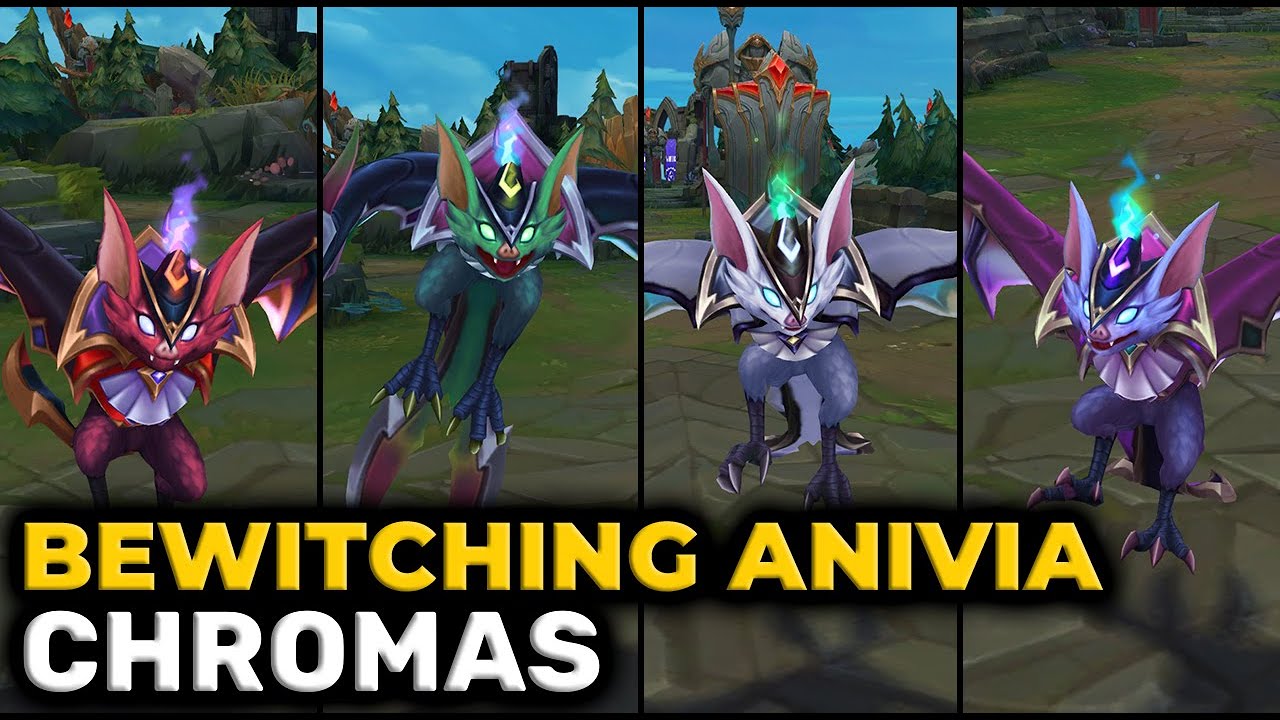 Bewitching Anivia Chromas - League of Legends - YouTube