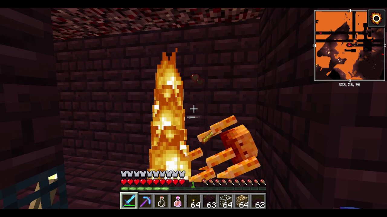 How to make an easy blaze farm in Minecraft - YouTube