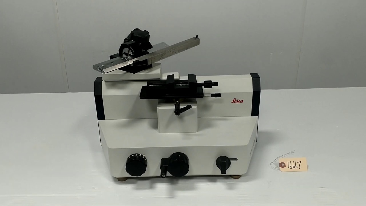 Leica SM2000 R Sliding Microtome [BOSTONIND] - 16667 - YouTube