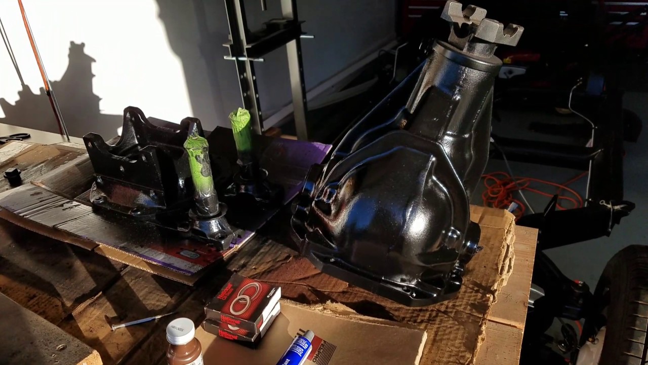 1966 Corvette - Differential painted w/ rust -oleum - YouTube