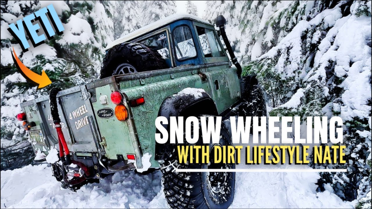 Snow Wheeling with Dirt Lifestyle Nate - YouTube