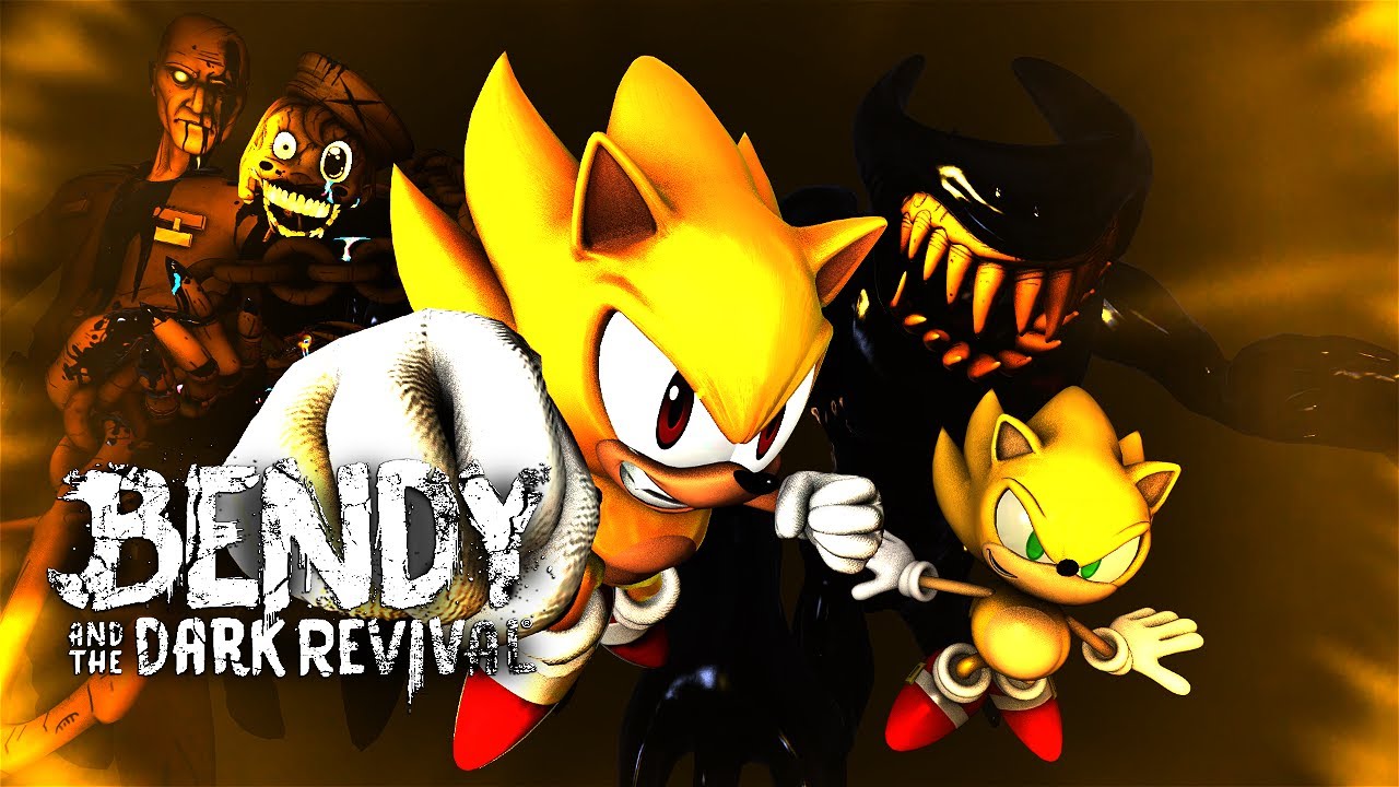SONIC AND CLASSIC SONIC PLAYS BENDY AND THE DARK REVIVAL BIG FINAL END ...