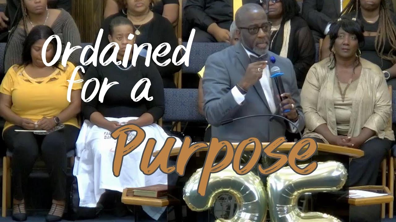 Ordained for a Purpose by Pastor Ron Parham - YouTube