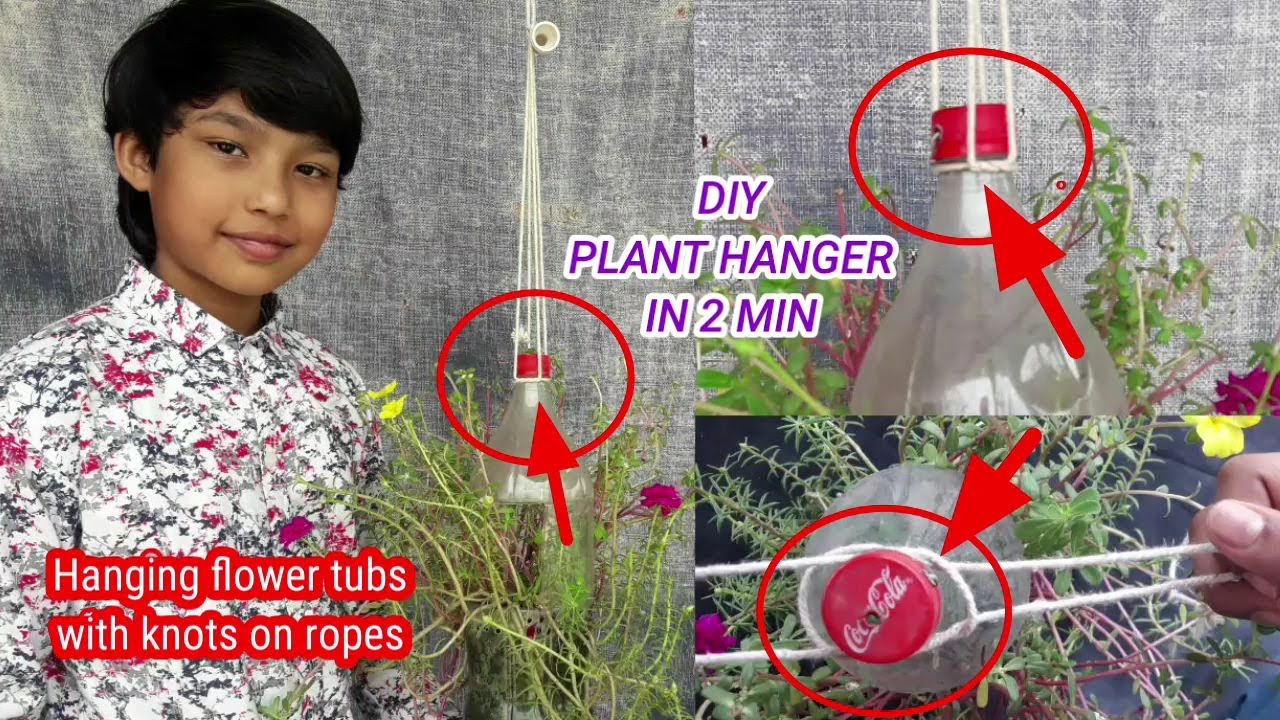 make indoor Plant hangers Easily in 2 Minutes | DIY,How To Make Tub ...