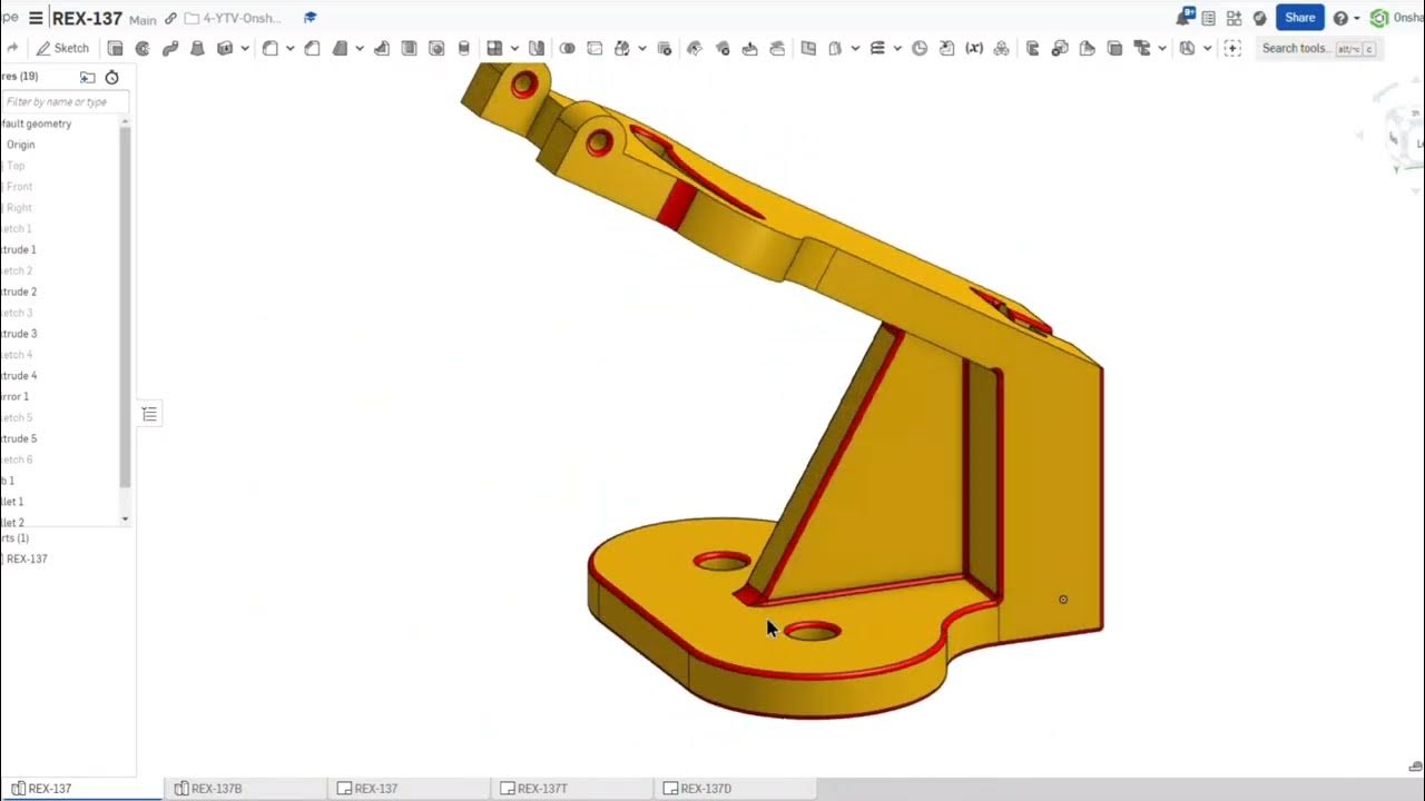 Onshape Basic 3D Modeling - YouTube