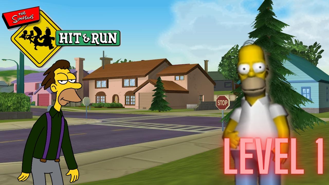 Simpsons Hit and Run - Homer Level - YouTube