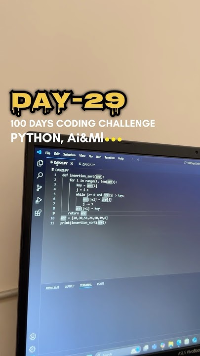 Day-29/100🚀 #coding #100dayschallenge #python #shorts #youtubeshorts - YouTube