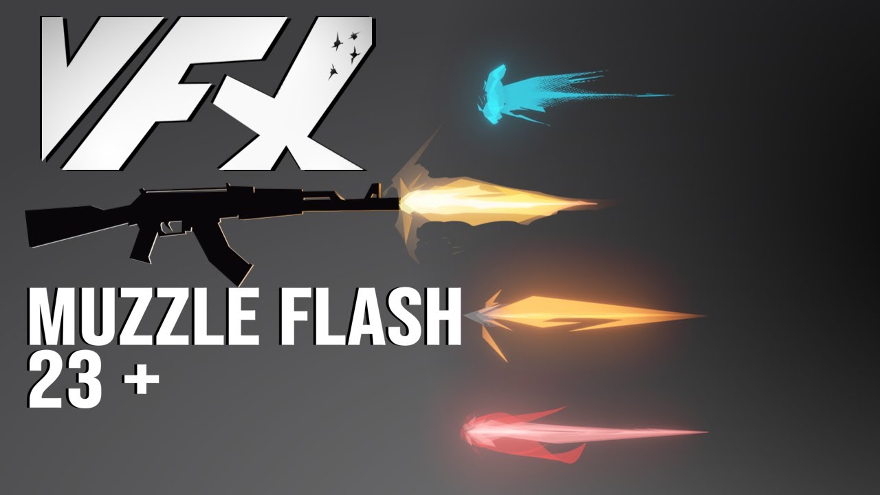 VFX - Muzzle Flash - Unity Asset Store - YouTube