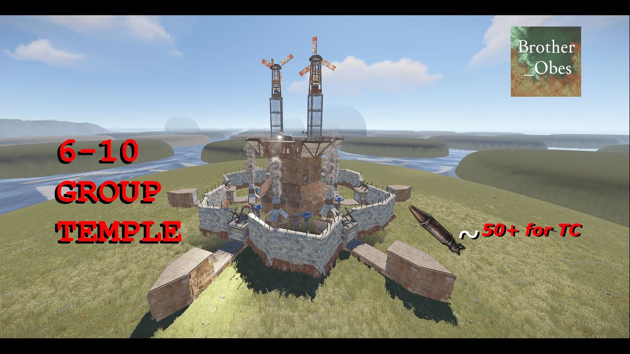 The Modified Version of The Temple V2 - Rust Base Design for Larger ...