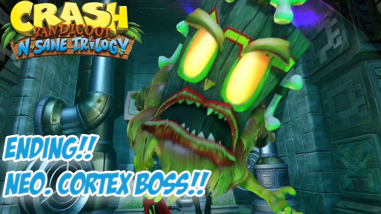 Crash Bandicoot Warped (N. Sane Trilogy) - ENDING/ DR. NEO CORTEX BOSS ...
