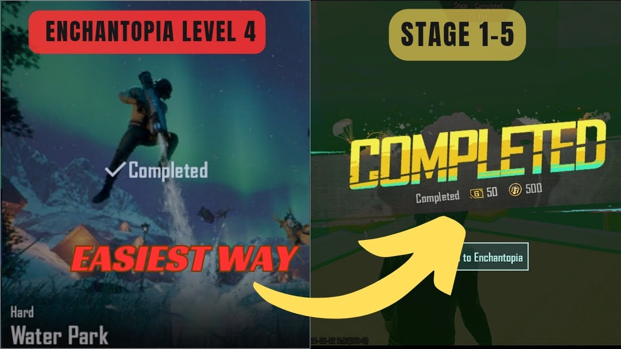 How To Complete Enchantopia Level 4(All Stages) | Complete Tutorial | PUBGMOBILE - YouTube