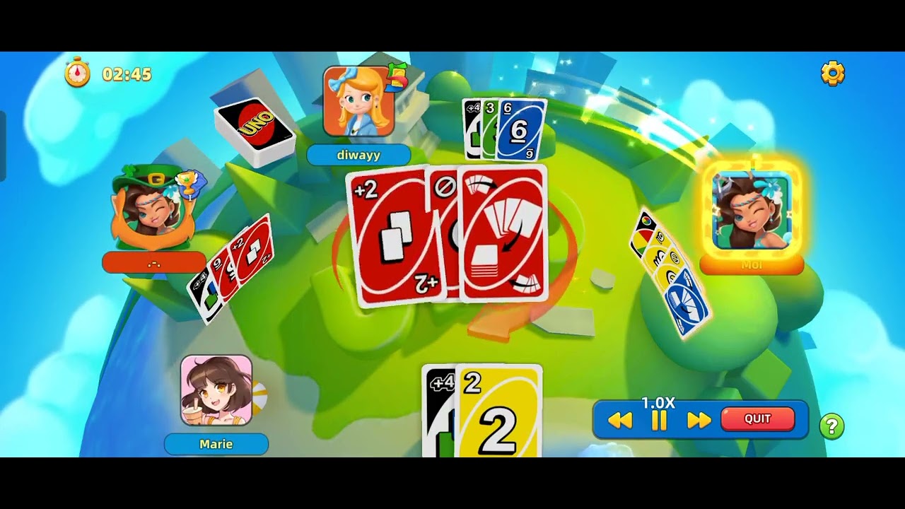 UNO Go Wild x40 (Wild Weekend) win 11520 coins - YouTube