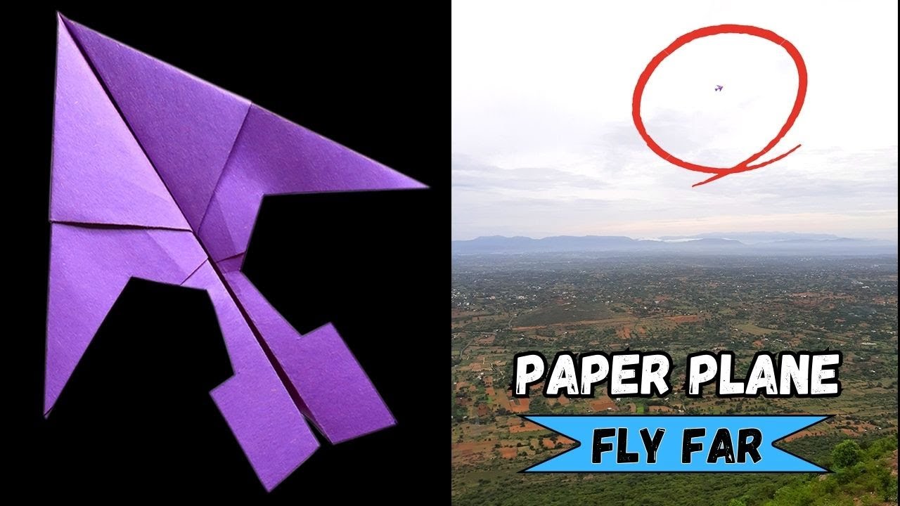 Awesome Paper Airplane with Locked Folds ️ | How to Make Invictus - YouTube