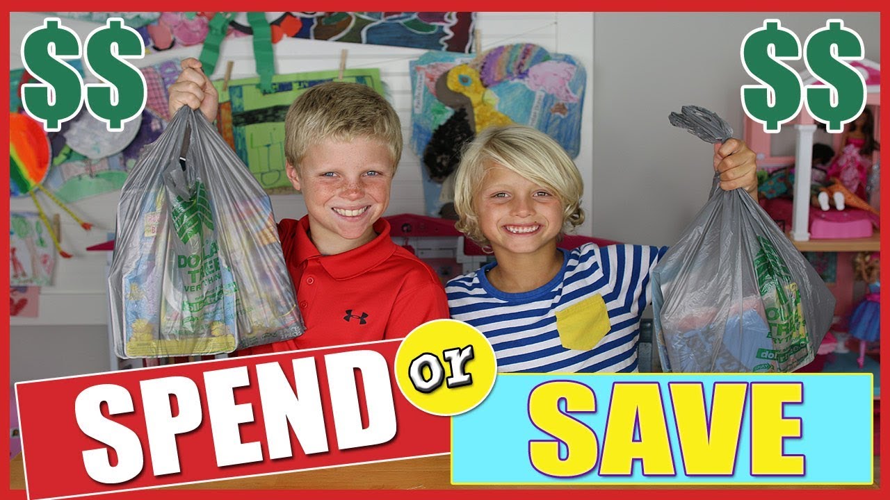 SPEND OR SAVE DOLLAR STORE CHALLENGE! Testing Products and Toys! - YouTube