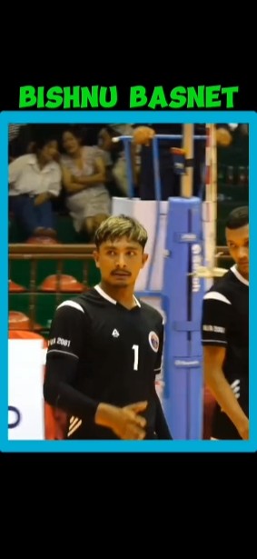 🇳🇵नेपाली Player💖 BISHNU BASNET😱 #youtube #volleyball #shorts # ...