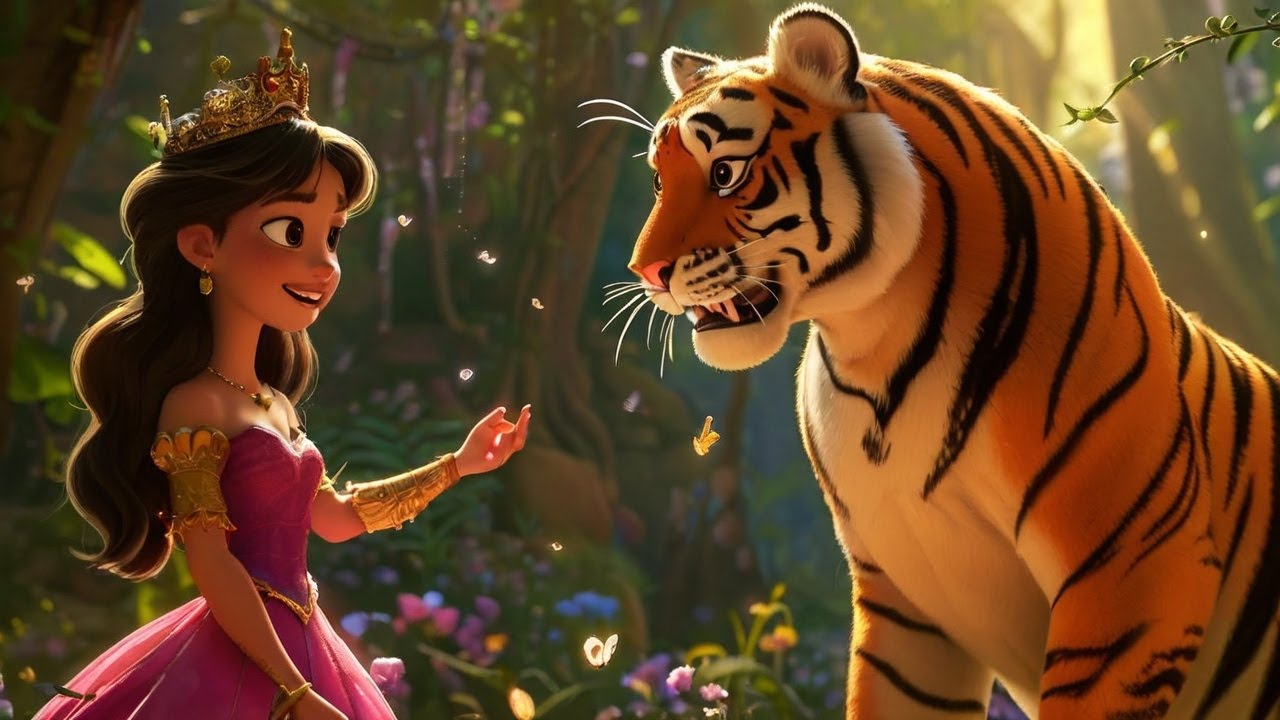 A Princess And The Tiger's Magic | Bedtime Stories For Kids In English ...