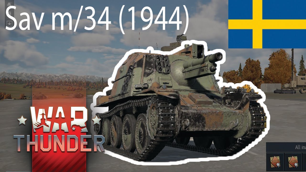 Sav m/34 (1944) - War Thunder Gameplay - YouTube