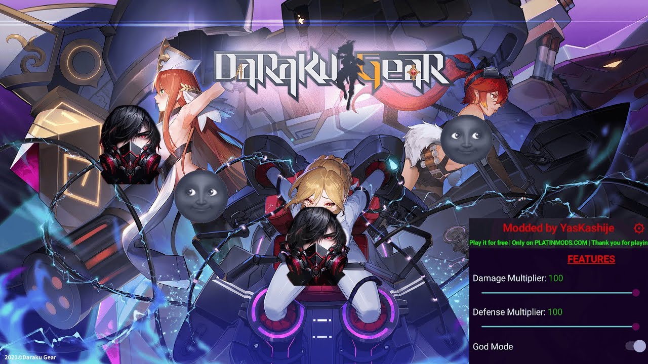 Daraku Gear Mod Gameplay | Damage, Defense, God Mode - YouTube